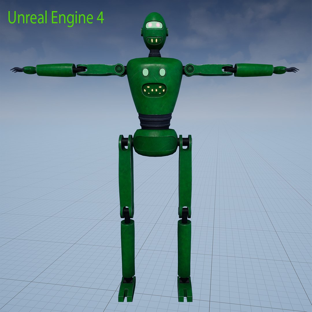 Robot Unreal Engine 3D Model - TurboSquid 1654824