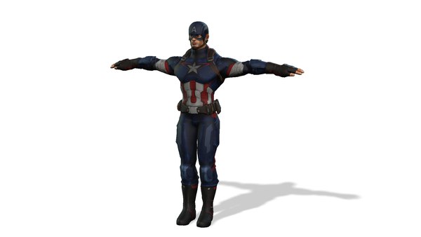modelo 3d Capitan America - TurboSquid 1732288