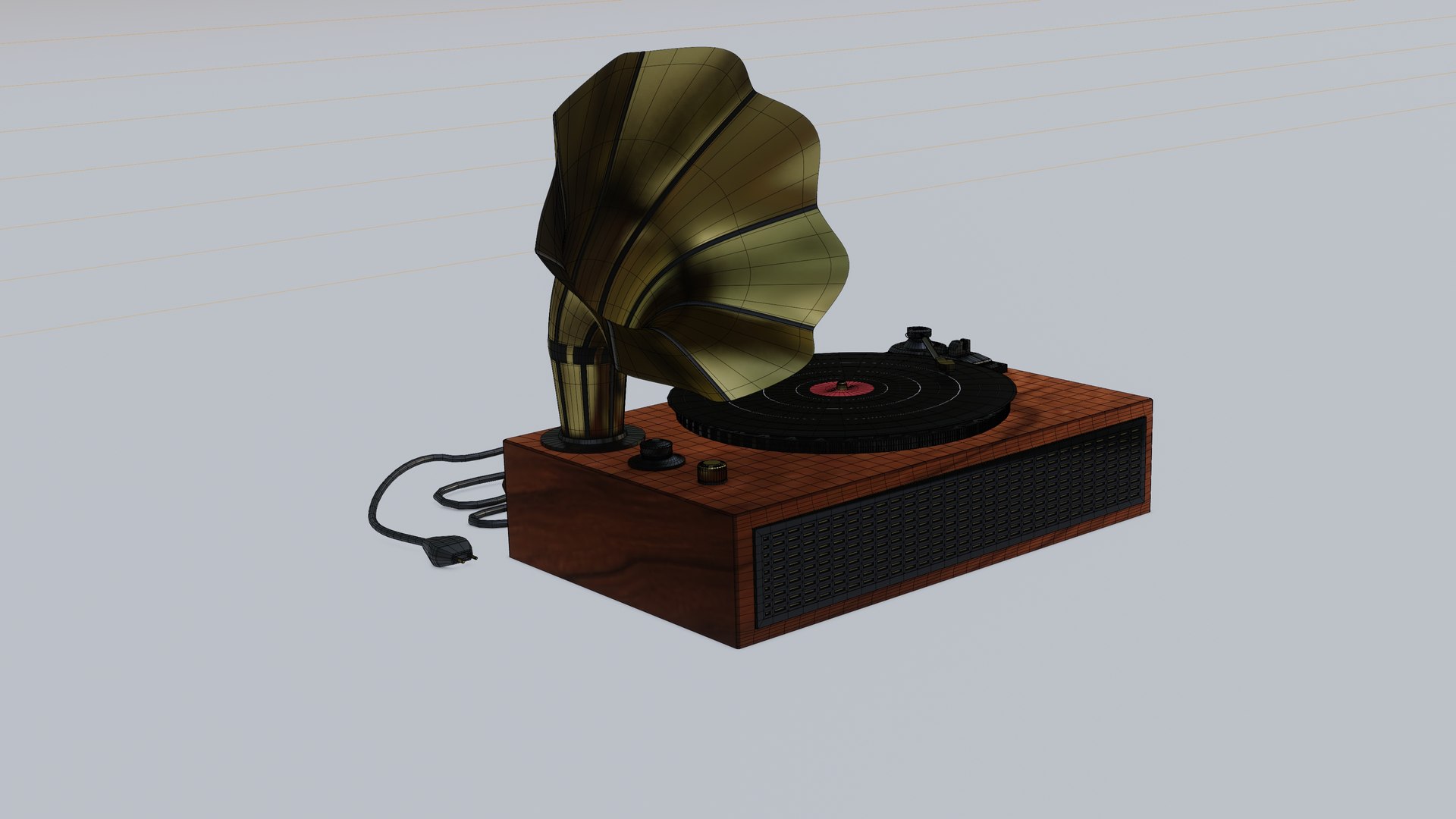 Gramophone 3D Model - TurboSquid 1826756