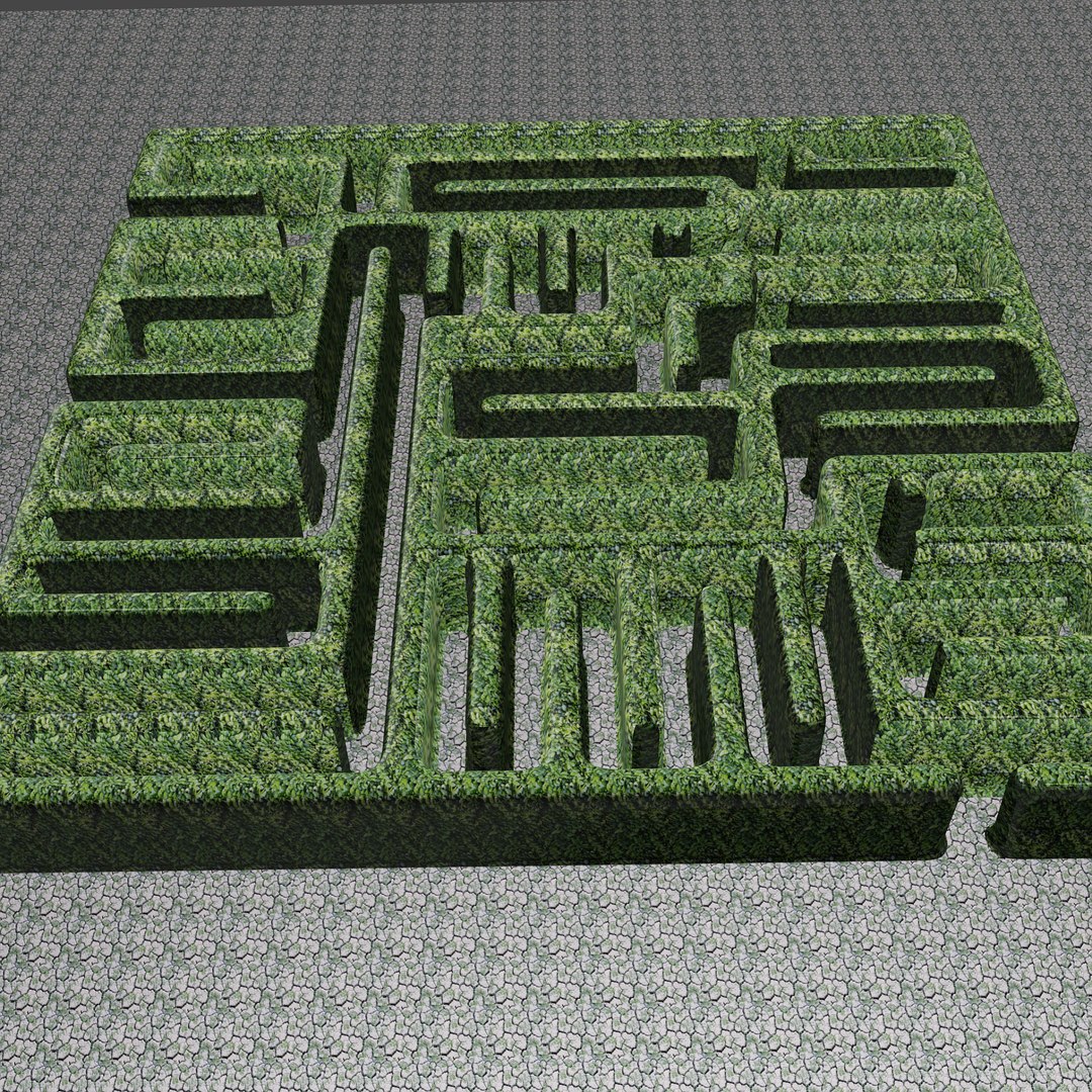3D Model Hedge Maze - TurboSquid 1623053