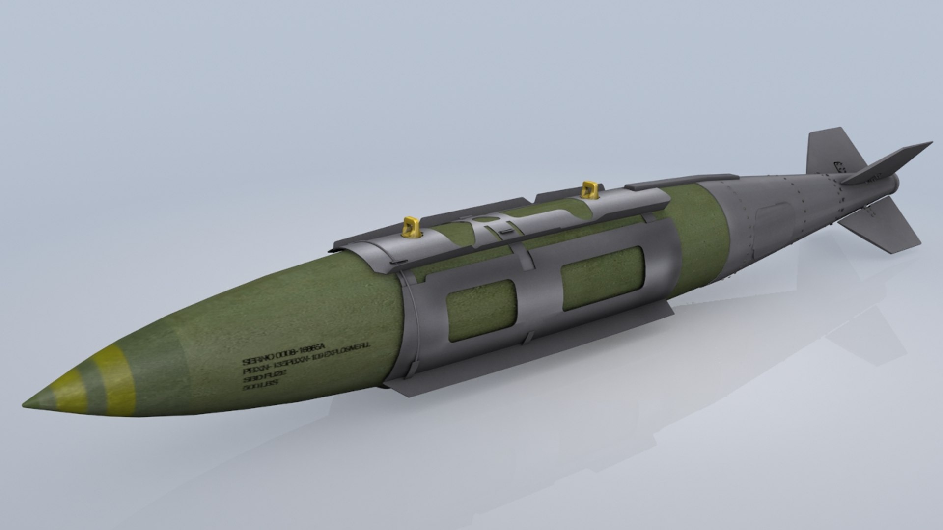 3d Model Resolution Jdam Bomb