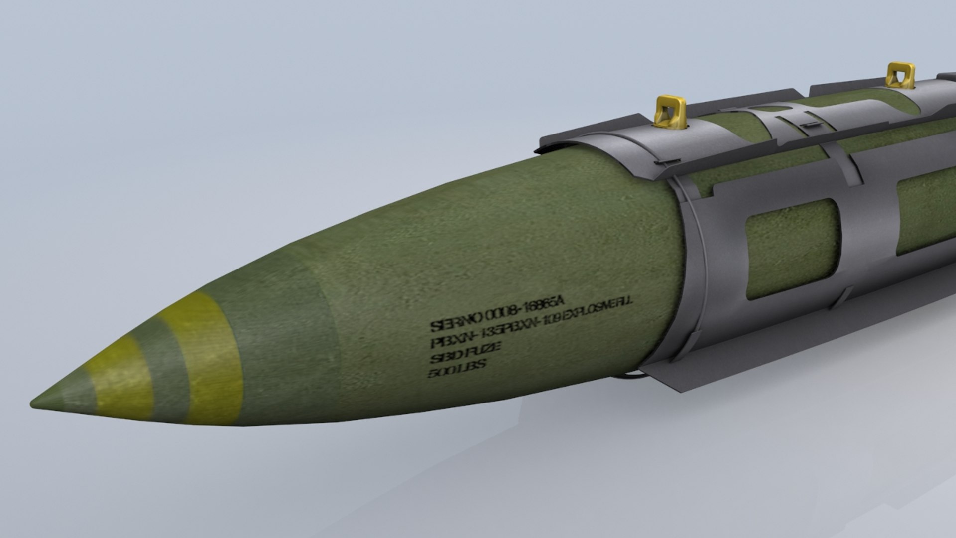 3d Model Resolution Jdam Bomb