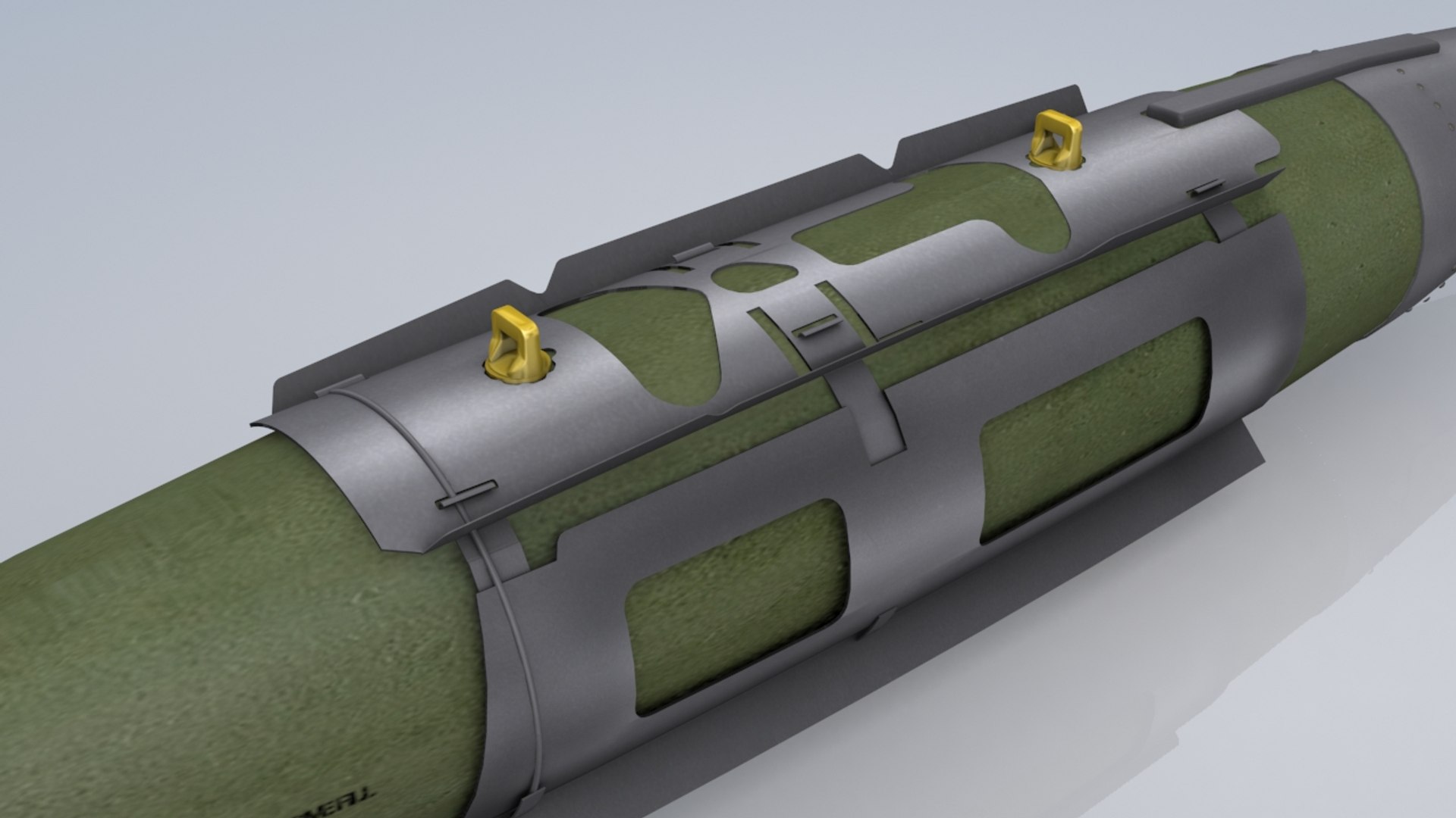 3d Model Resolution Jdam Bomb