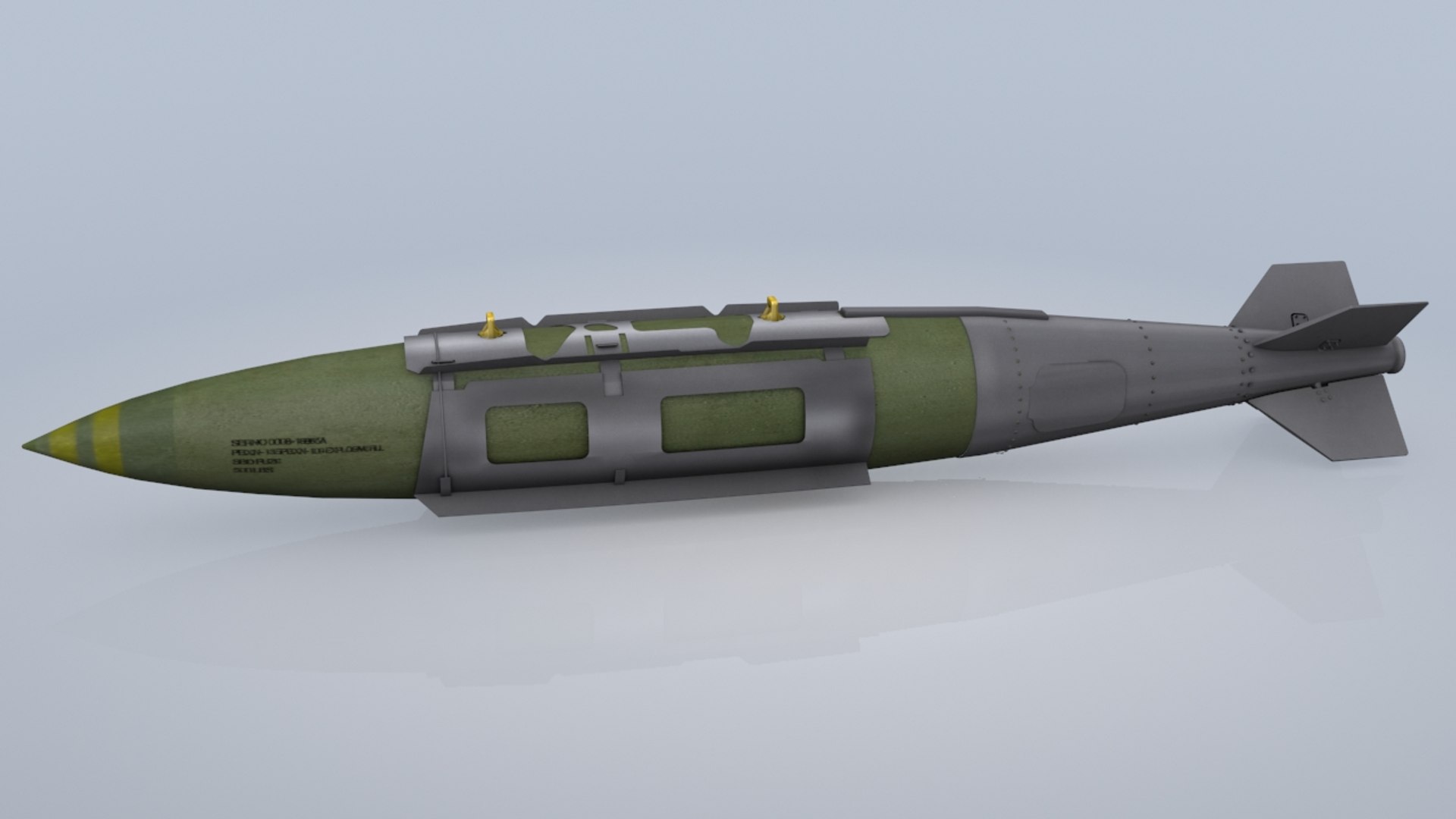 3d Model Resolution Jdam Bomb