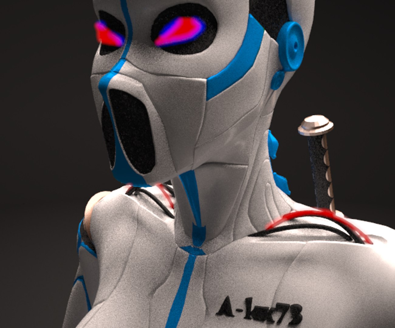 3d Model Droid Women