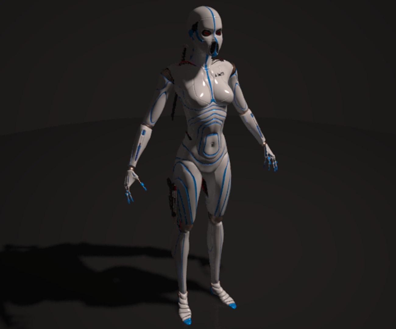 3d Model Droid Women