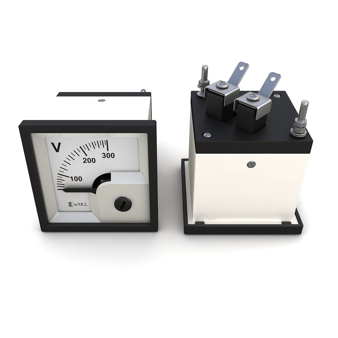 Analog Voltmeters 3ds