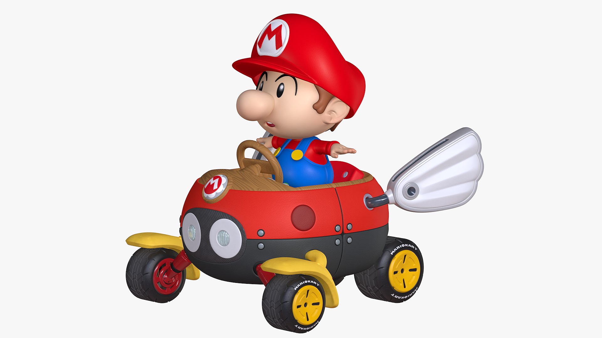 3D Mario Kart Biddybuddy Baby Mario Character 8K - TurboSquid 1828695