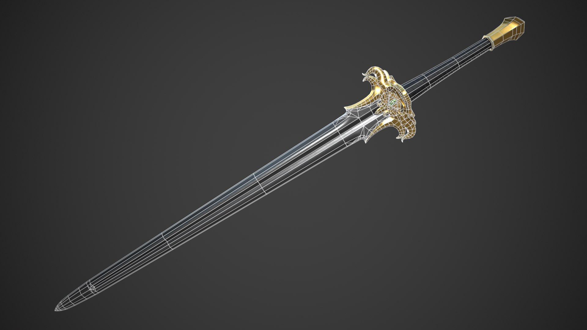 Fantasy Sword 3D Model - TurboSquid 2133373