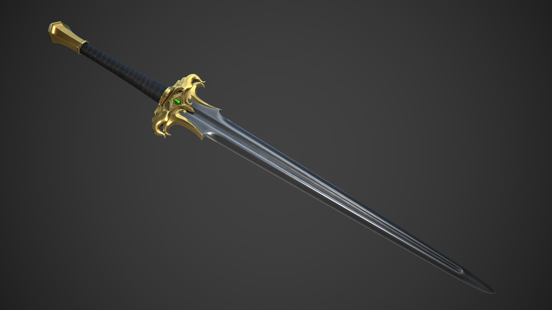 Fantasy Sword 3D Model - TurboSquid 2133373