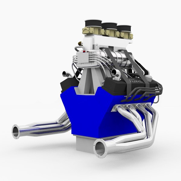 modelo 3d Ford Racing Engine v8 - TurboSquid 1989988