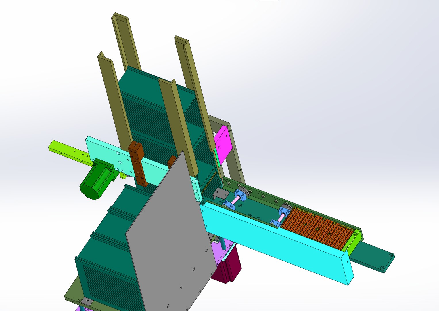 3D Tray Loading And Unloading Mechanism - TurboSquid 1875335