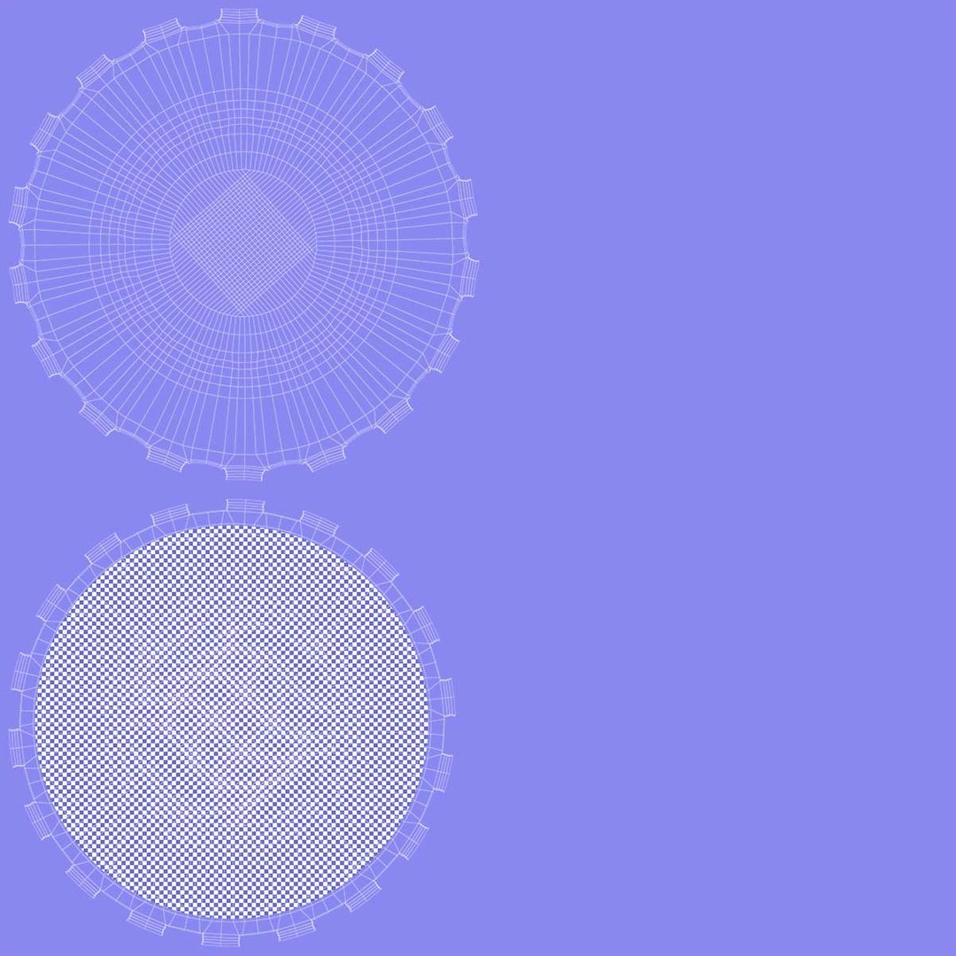 Tubular Swimming Pool With Accessories Model - TurboSquid 1902394