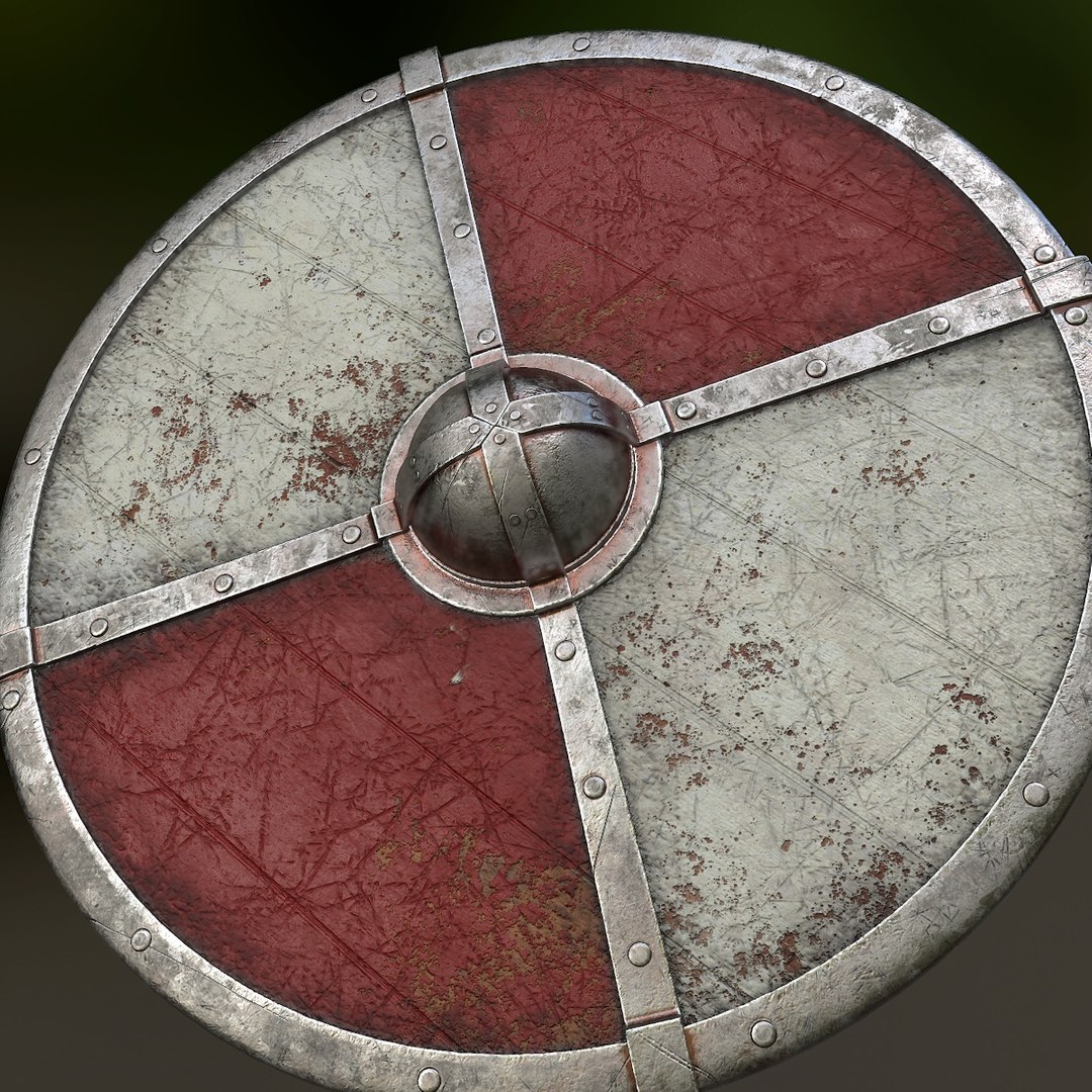 3d Viking Shield