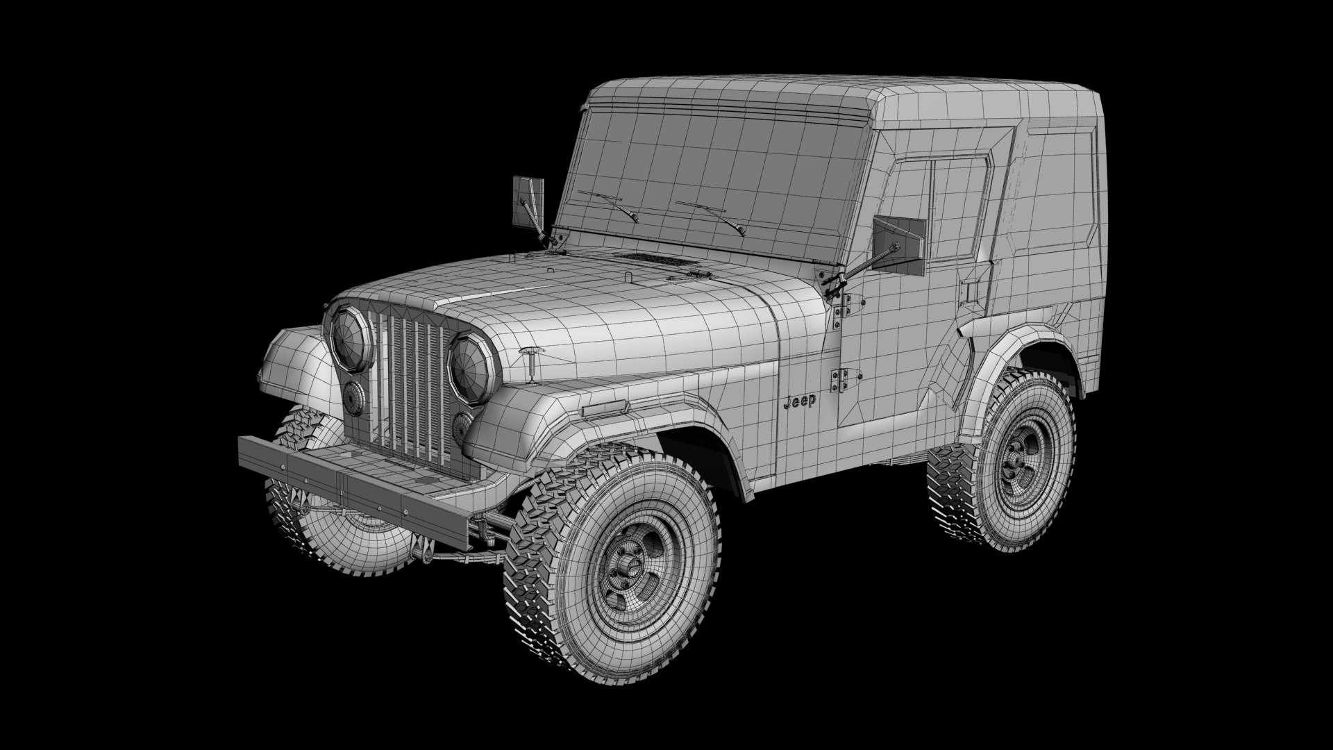 Jeep CJ-5 Renegade 3D - TurboSquid 2133104