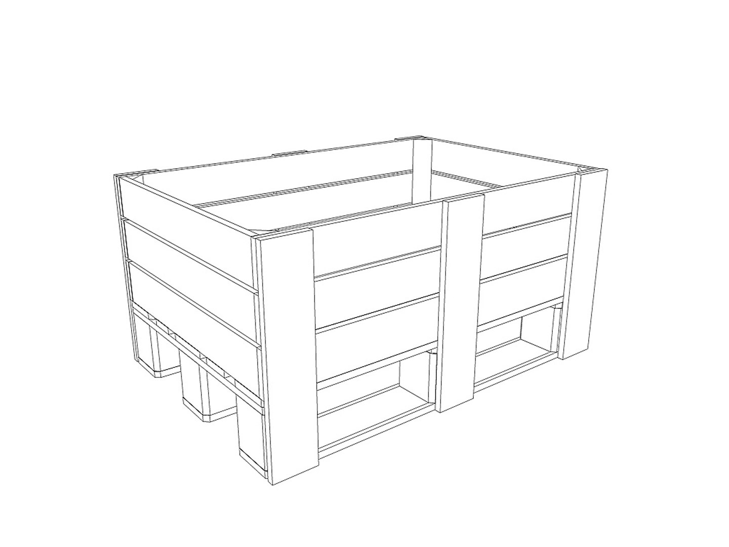 3D palette model - TurboSquid 1508724