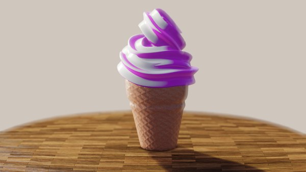 Ice cream model - TurboSquid 1462343