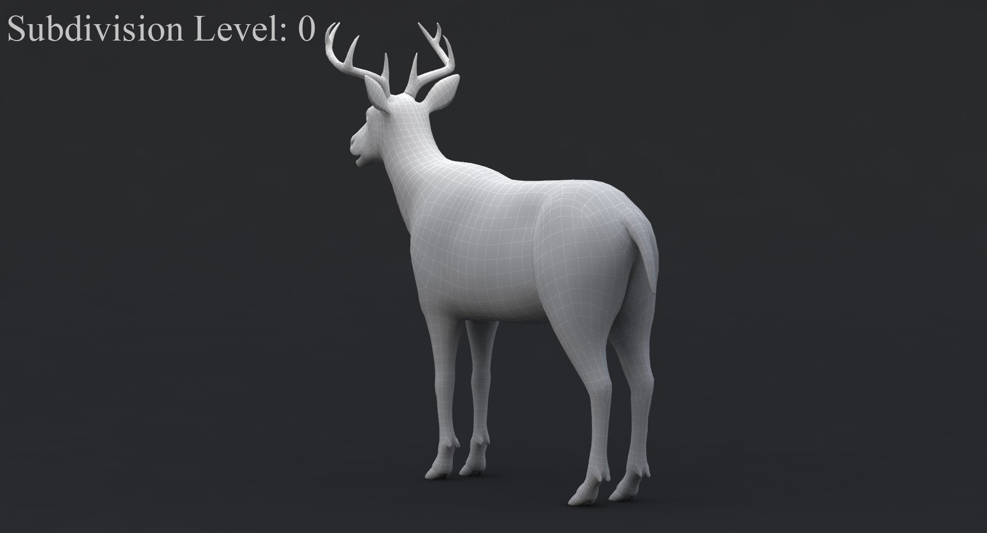 deer 3d model