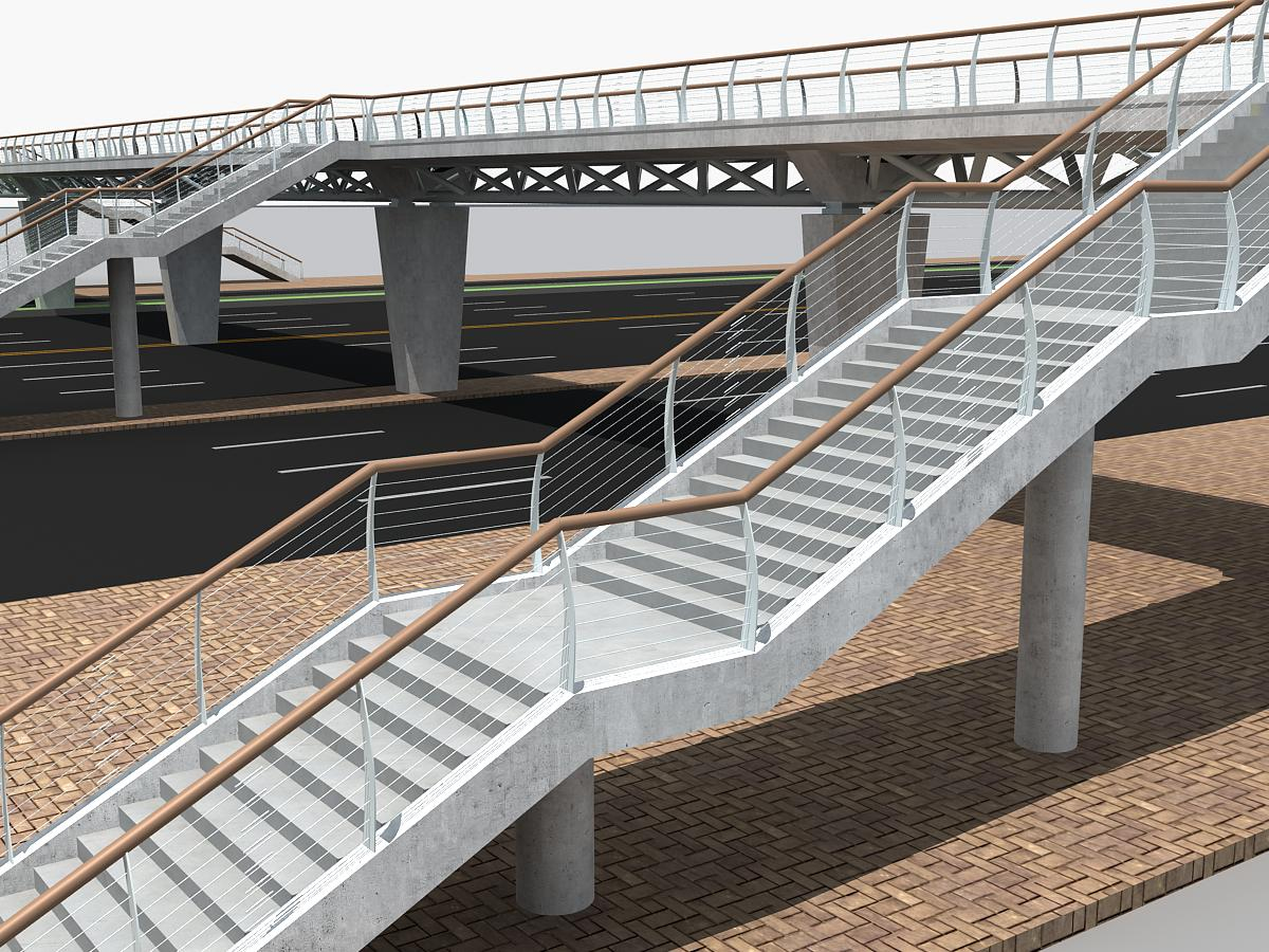 bridge foot 3d model