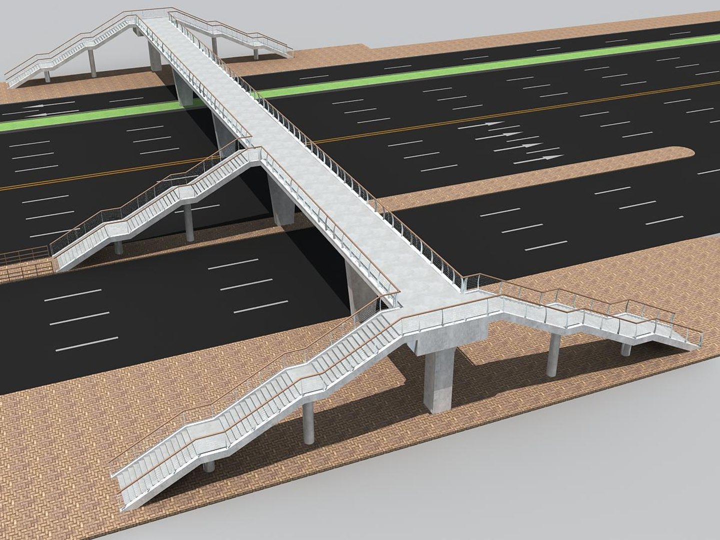 Bridge Foot 3d Model