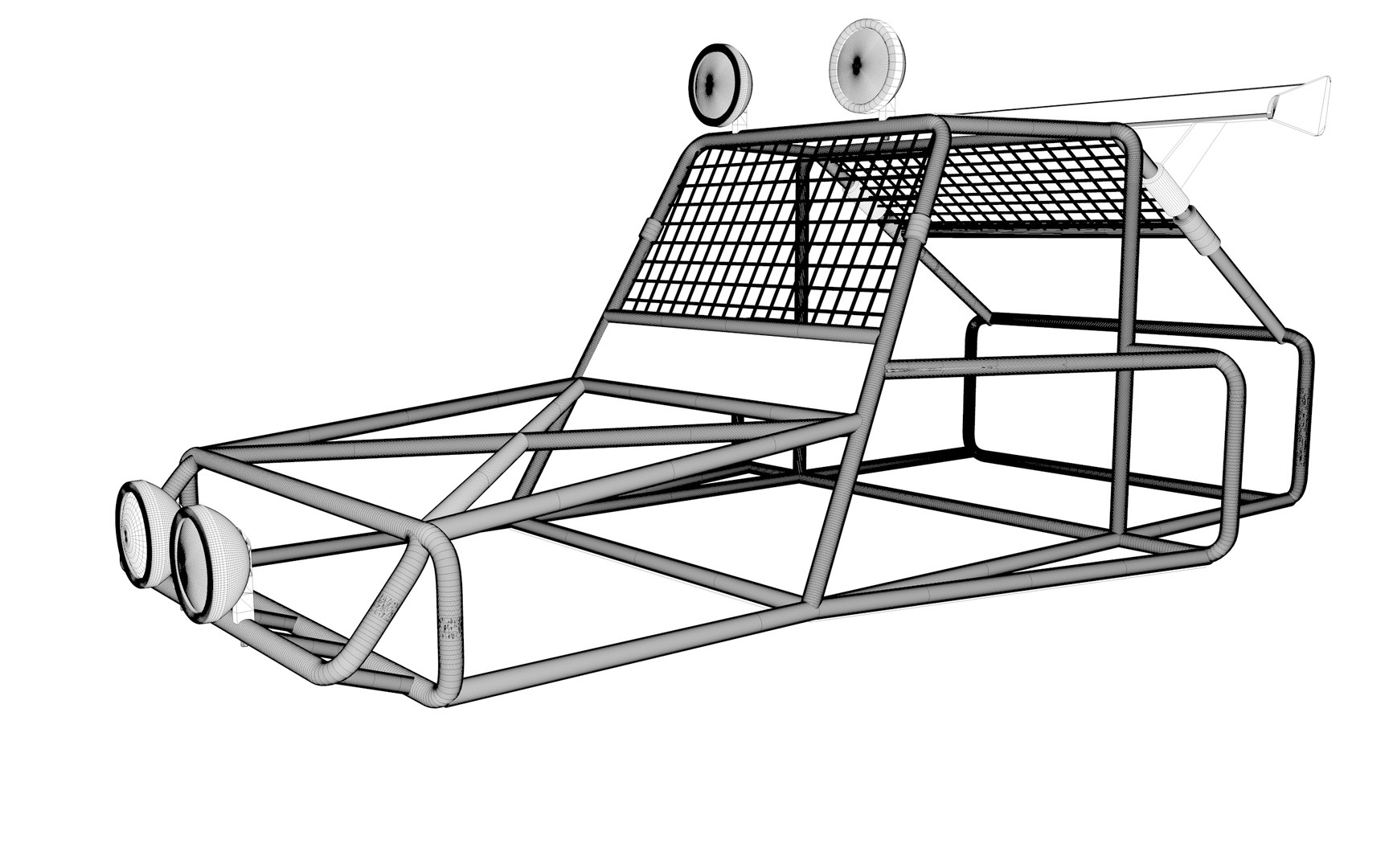 3D Model Buggy Chassis - TurboSquid 2255138