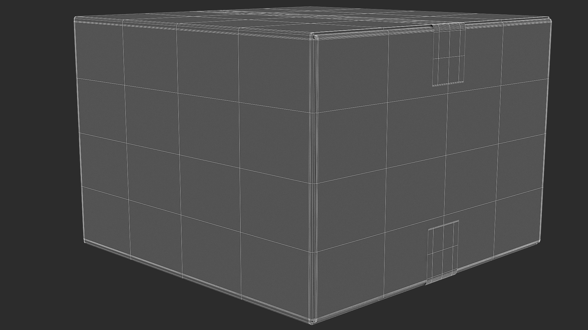 3D Model Cardboard Box 4 Closed V1 - TurboSquid 2287077