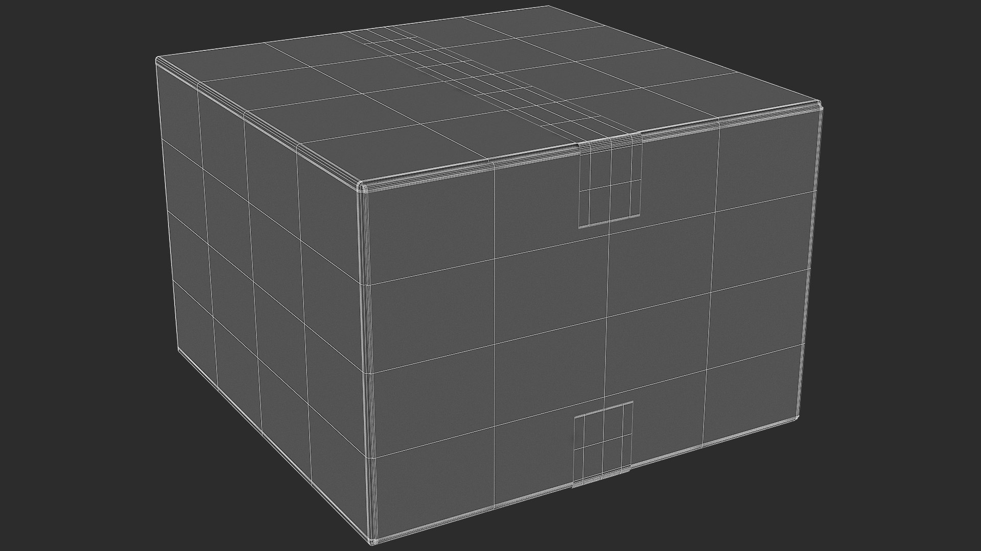 3D Model Cardboard Box 4 Closed V1 - TurboSquid 2287077