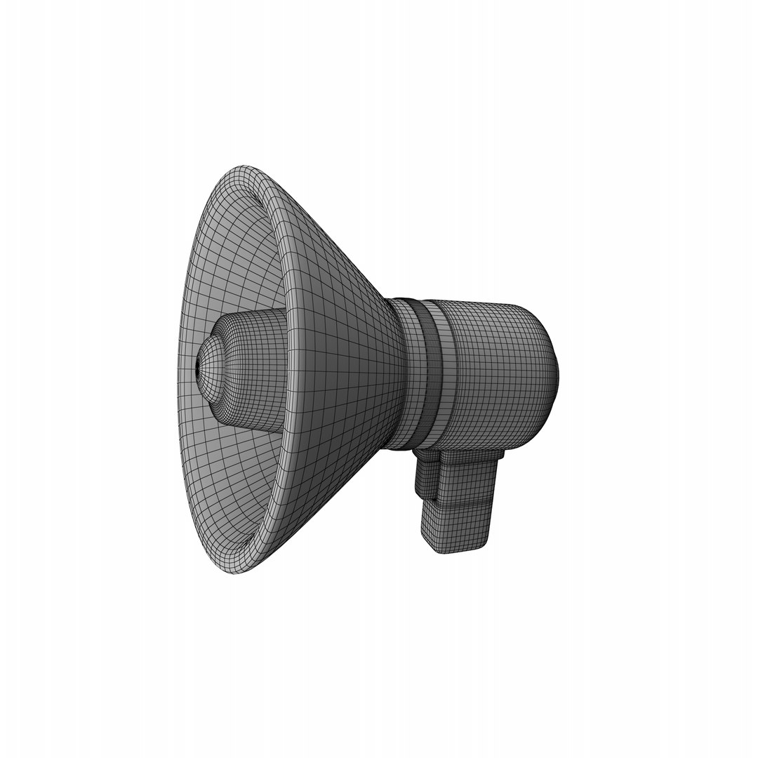3D Megaphone Model - TurboSquid 2316623