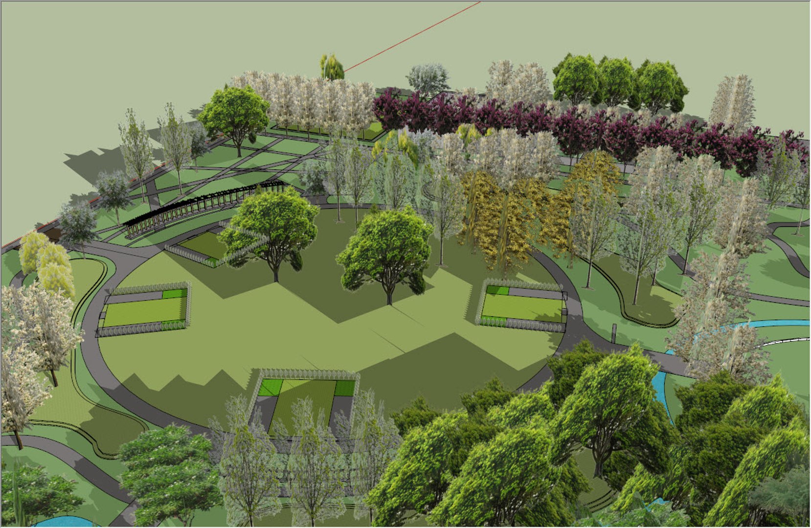 Forest Park Ready 3d Model
