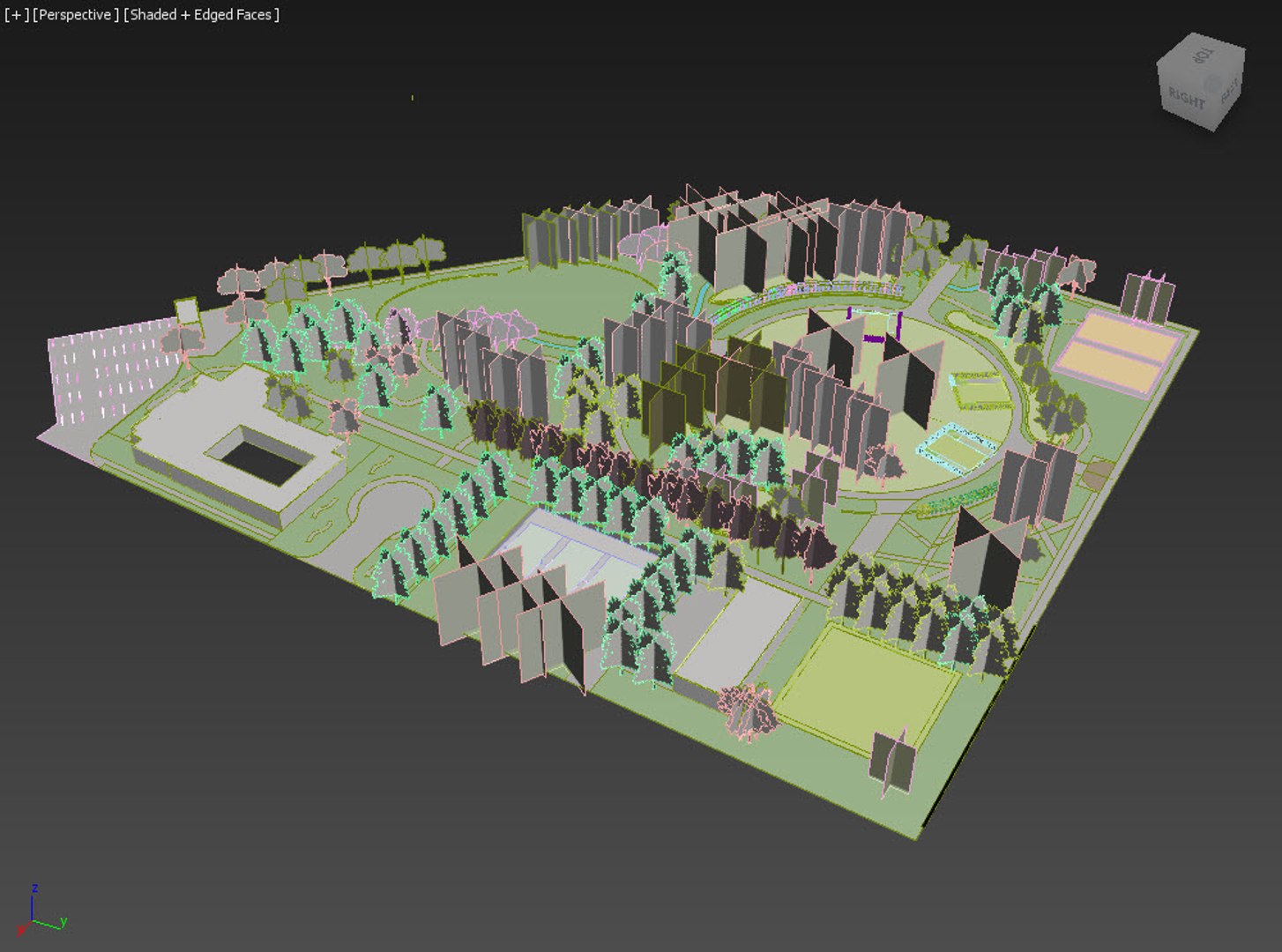 Forest Park Ready 3d Model
