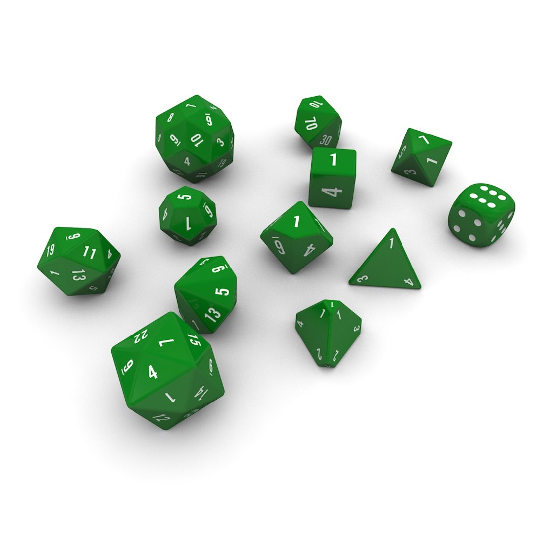 3d Polyhedral Dice Set - Model