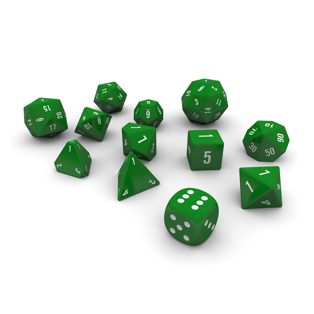 3d Polyhedral Dice Set - Model
