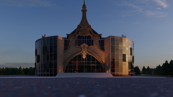 gothic train station 3D 모델 - TurboSquid 2004379