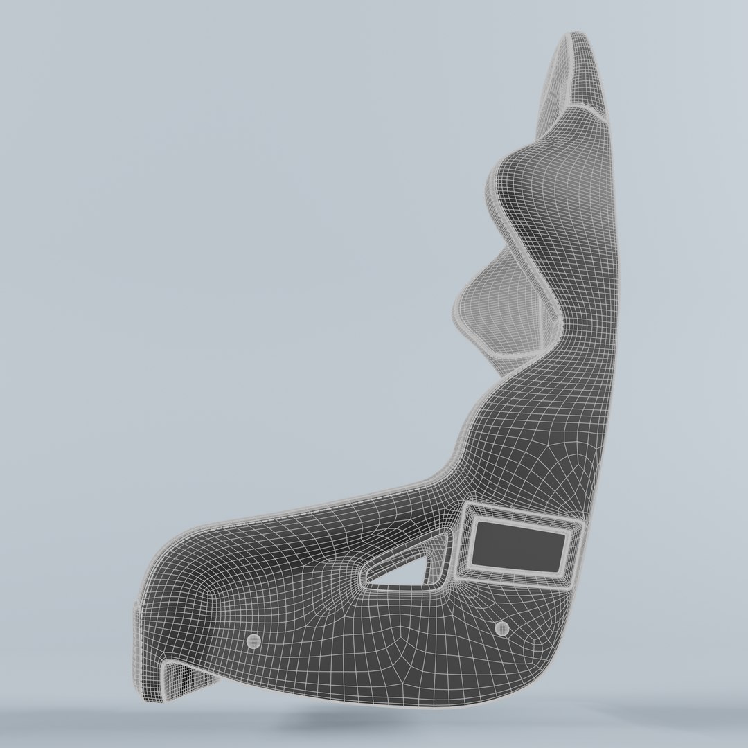 OMP TRS-E PLUS Racing Blue Seat 3D Model - TurboSquid 1803871