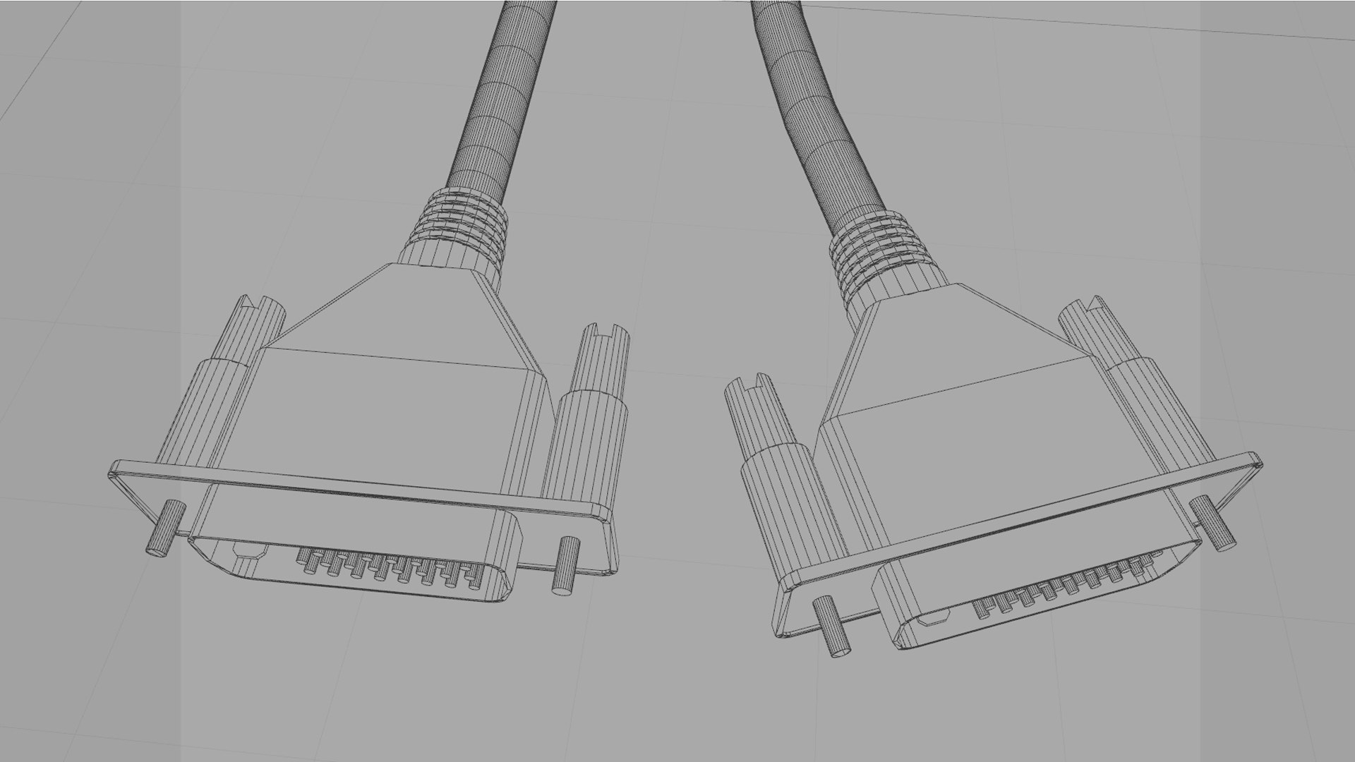 3d cable dynamic spline model