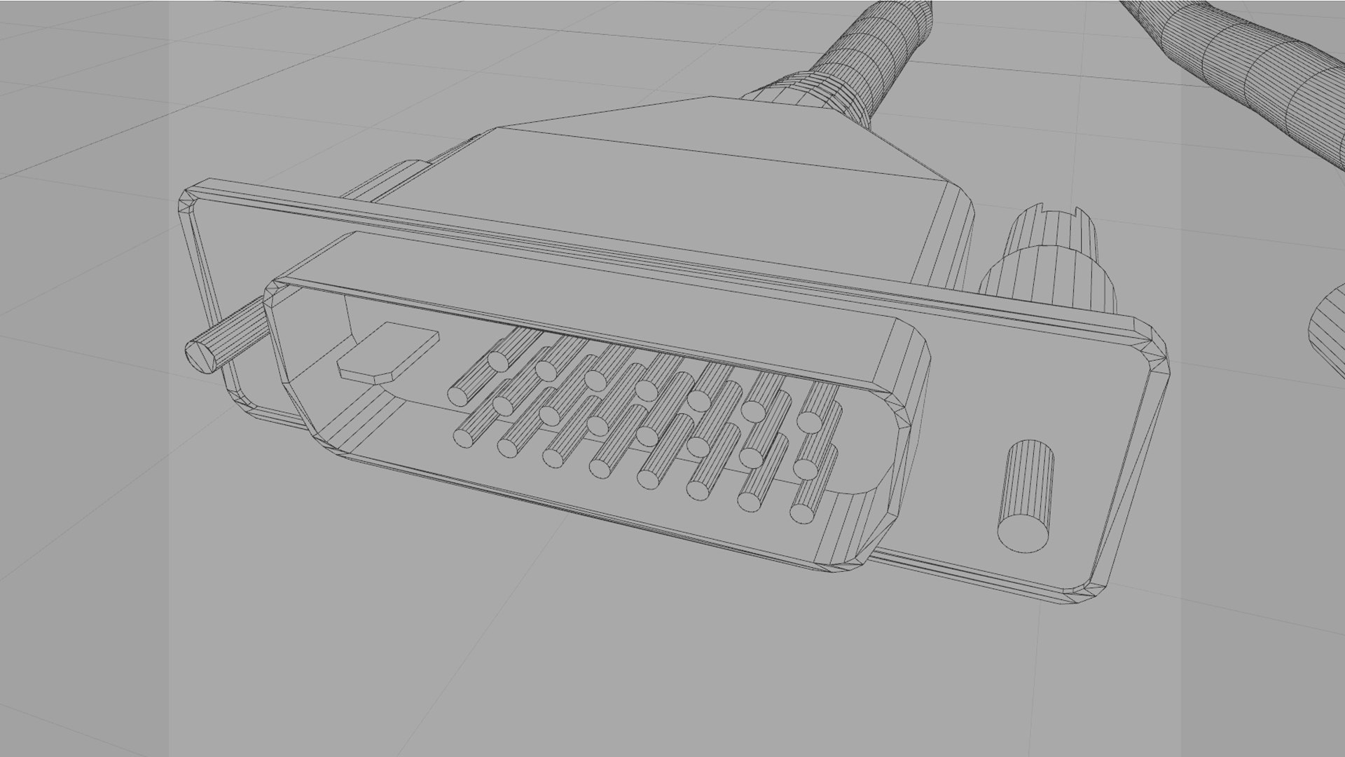 3d cable dynamic spline model