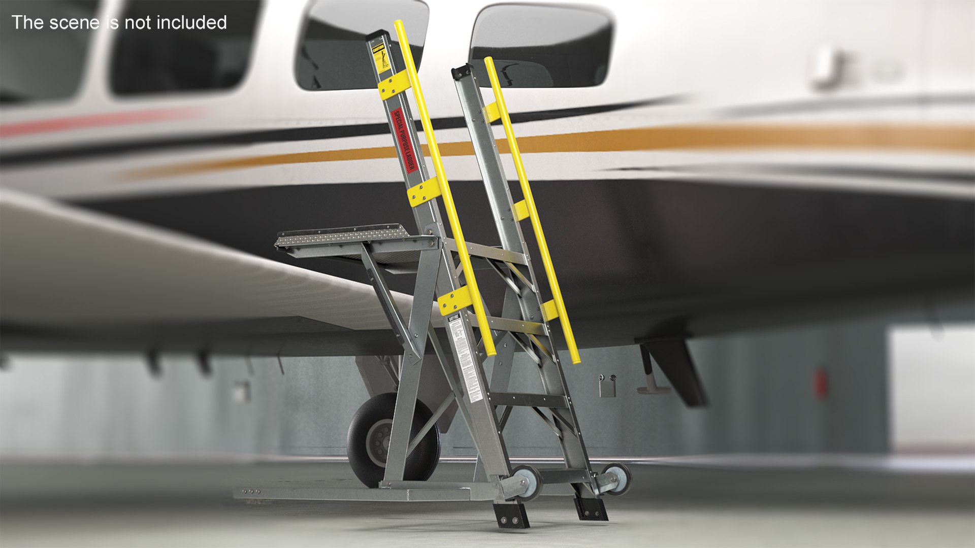 3D Aircraft Platform Ladder - TurboSquid 2155810