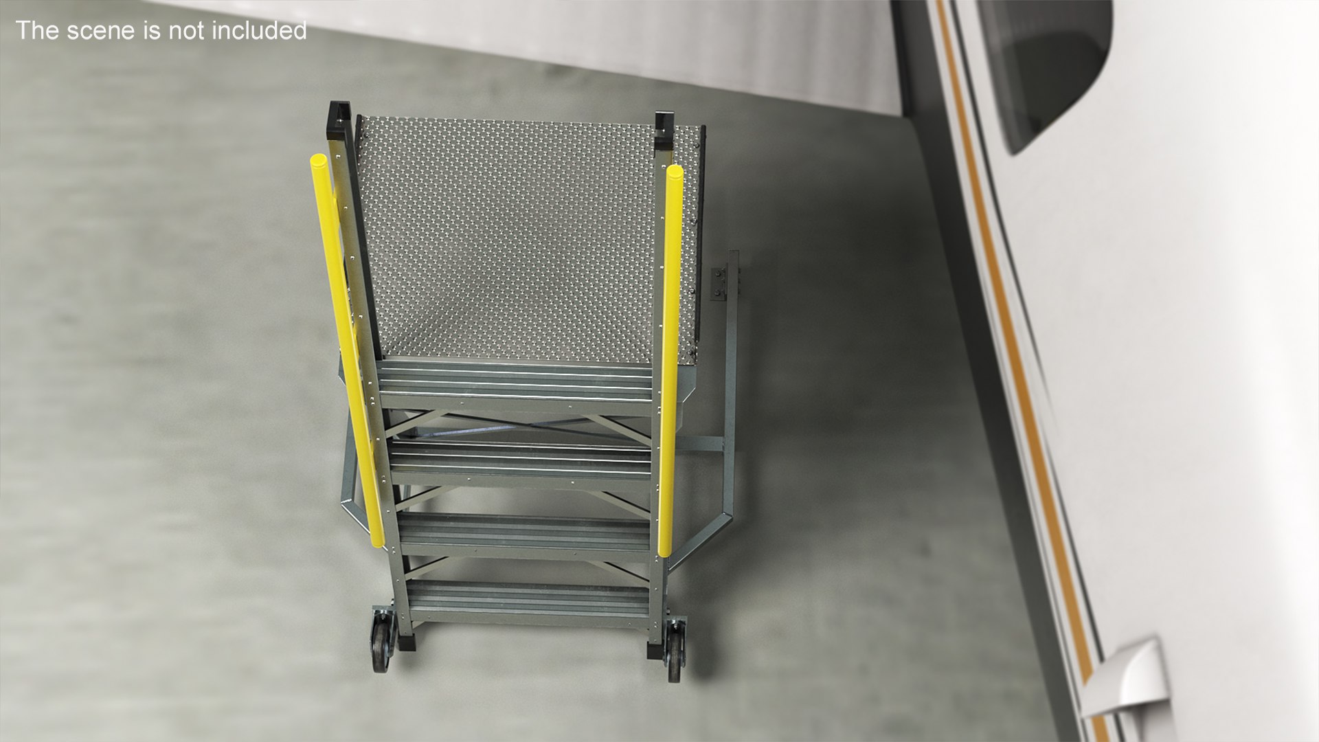 3D Aircraft Platform Ladder - TurboSquid 2155810