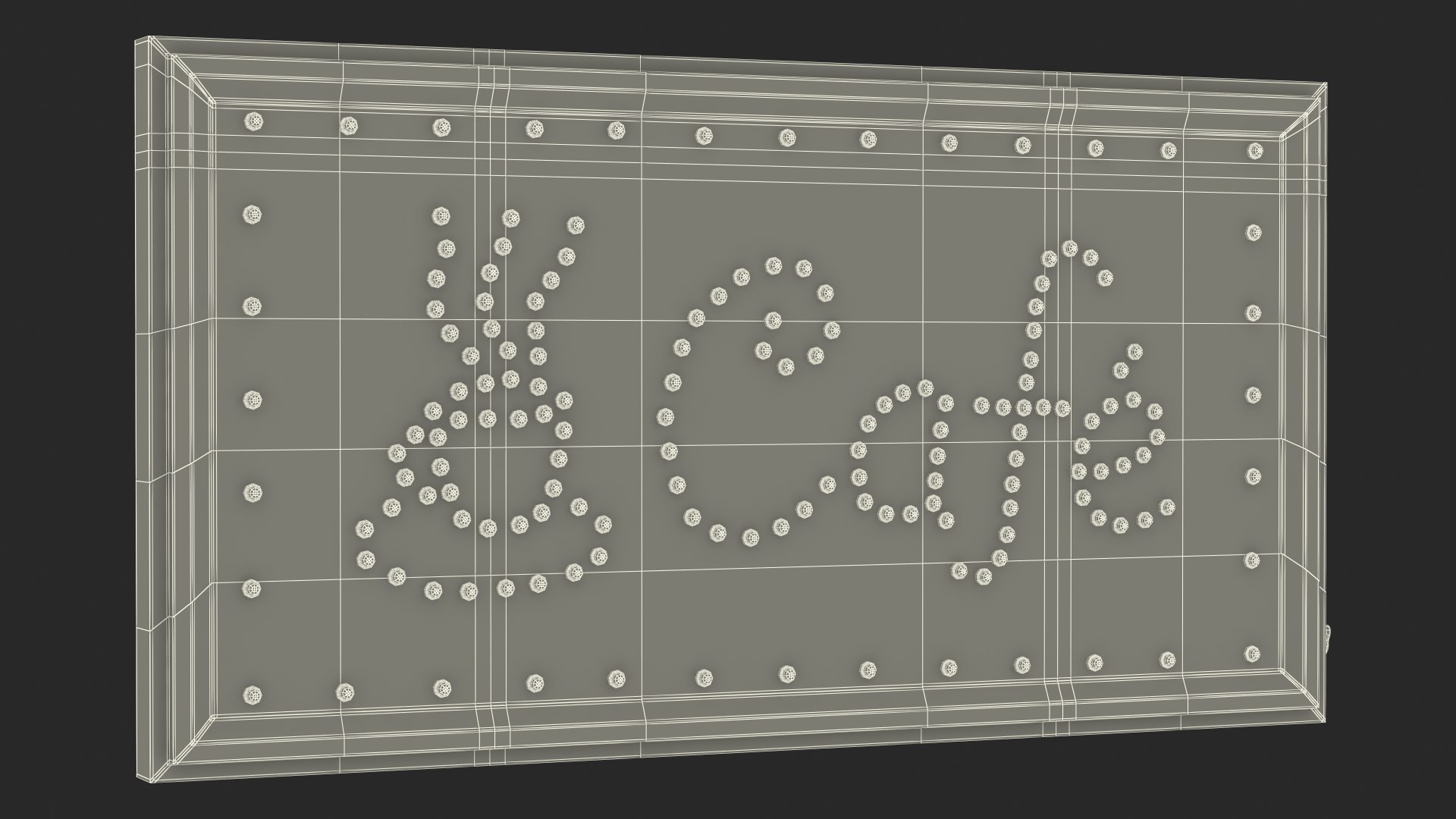 3D model Classic LED Cafe Light Board Sign OFF - TurboSquid 2106251