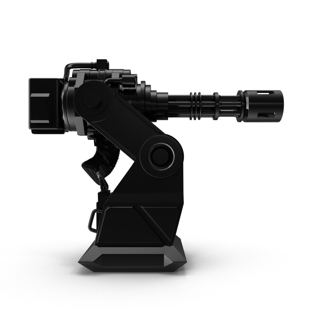 3D Model Minigun Turret - TurboSquid 1175097