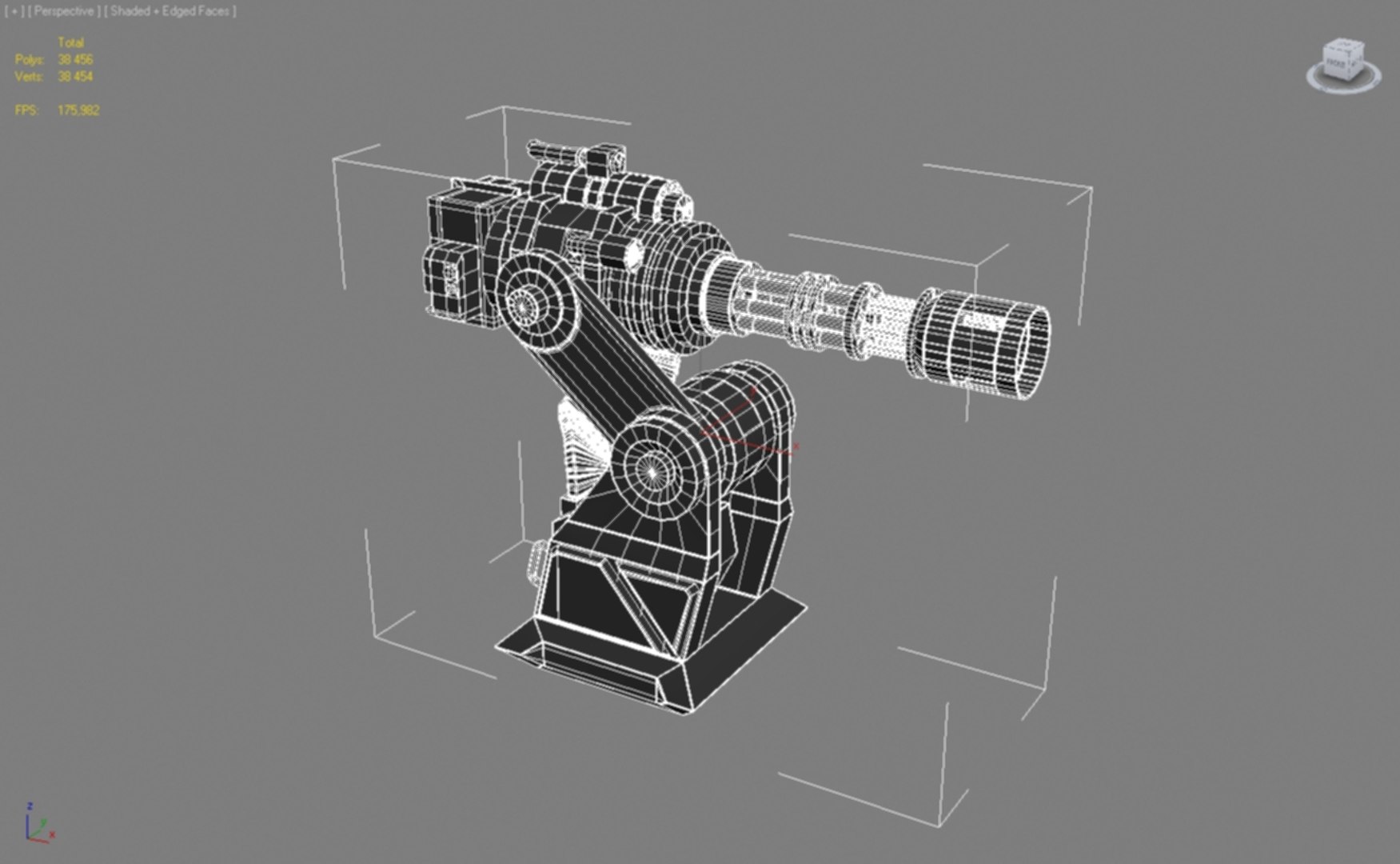 3D Model Minigun Turret - TurboSquid 1175097