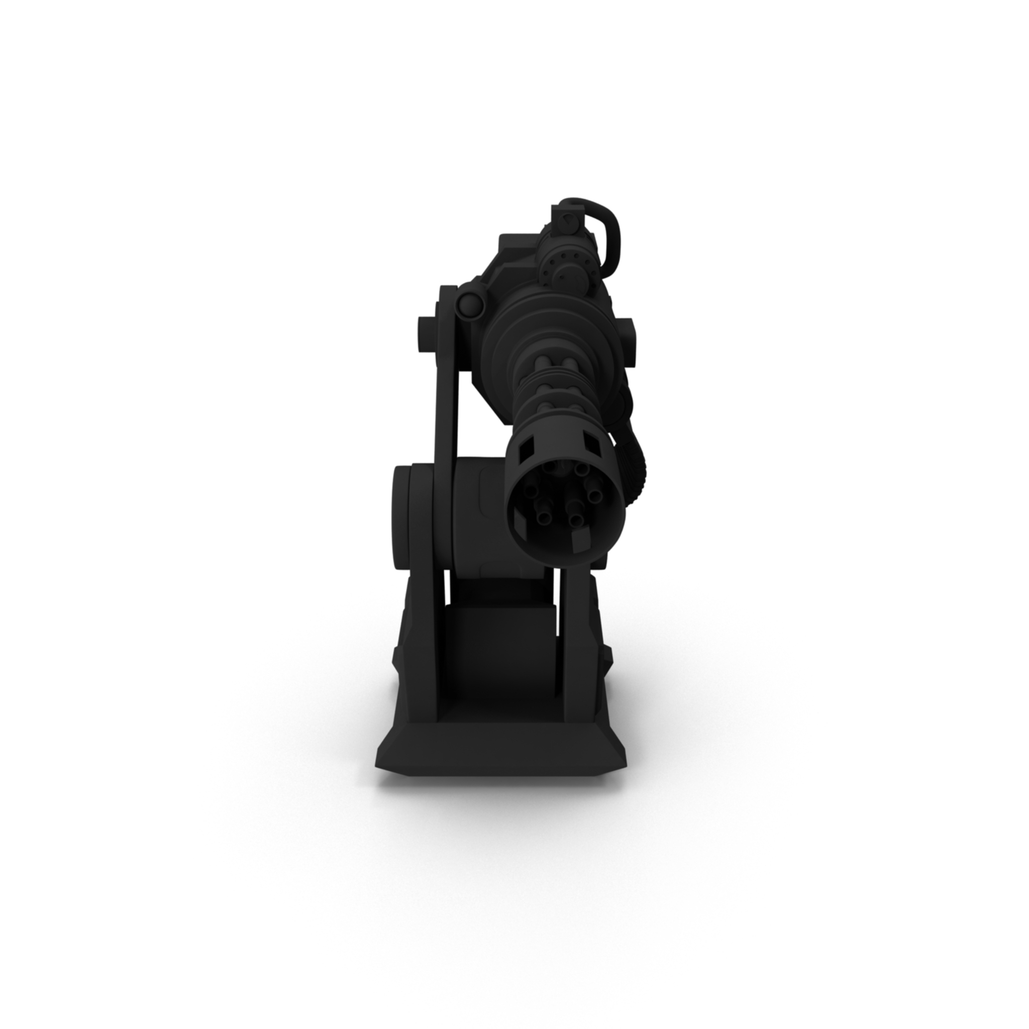 modelo 3d Torreta minigun - TurboSquid 1175097