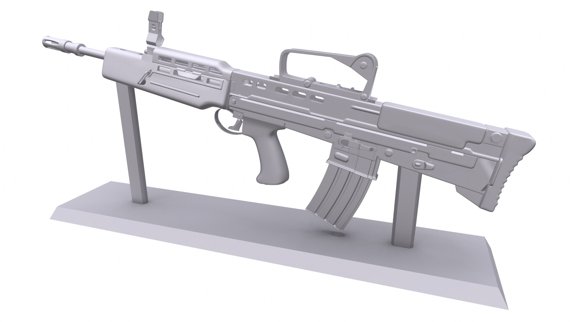 L85a2 British Assault Rifle 3D Model - TurboSquid 1454623
