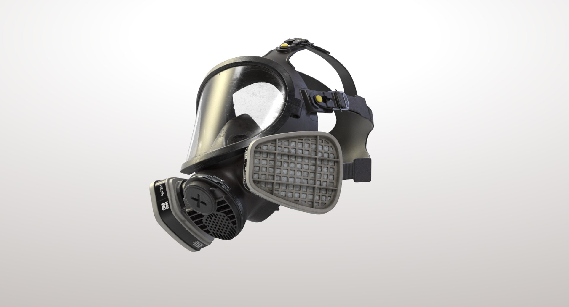 3D face respirator 3m 7800 model - TurboSquid 1157933