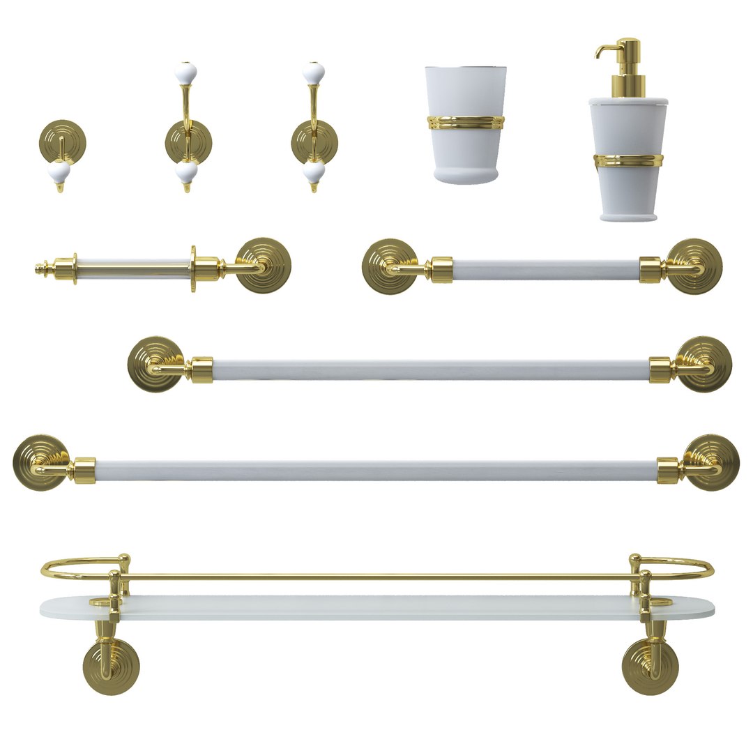 Devon And Devon Chelsea BATHROOM ACCESSORIES 3D Model - TurboSquid 1763716