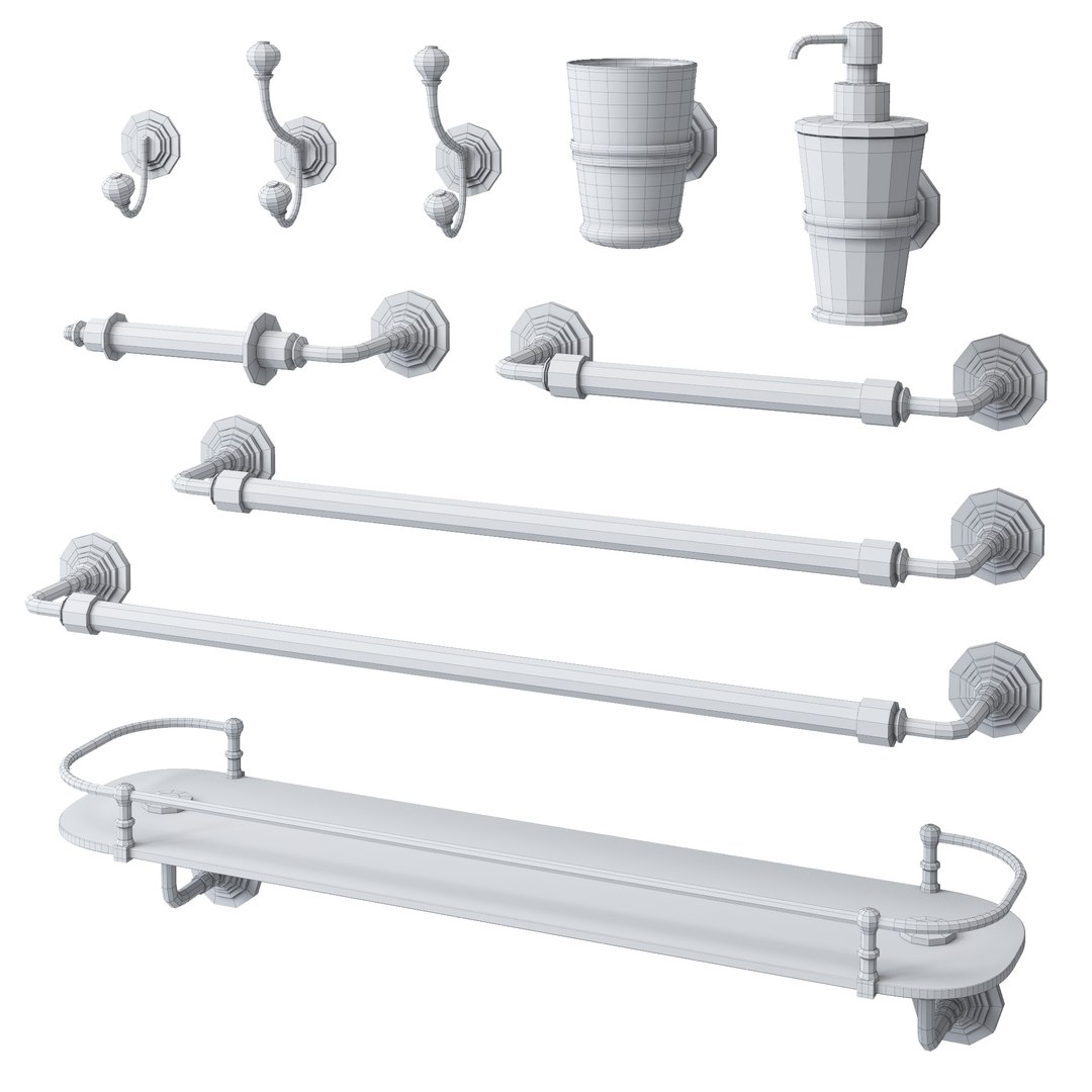 Devon And Devon Chelsea BATHROOM ACCESSORIES 3D Model - TurboSquid 1763716