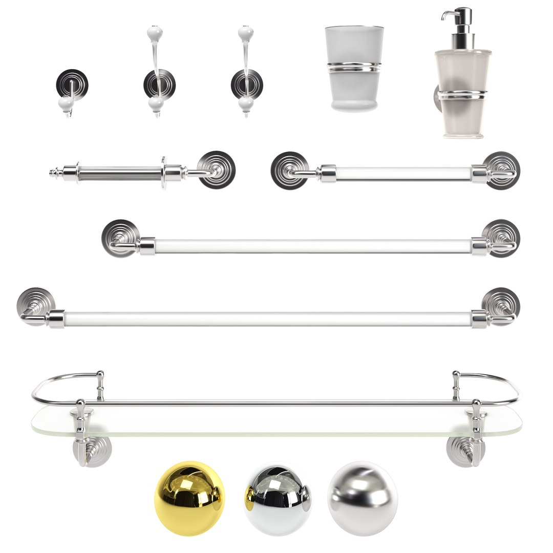 Devon And Devon Chelsea BATHROOM ACCESSORIES 3D Model - TurboSquid 1763716