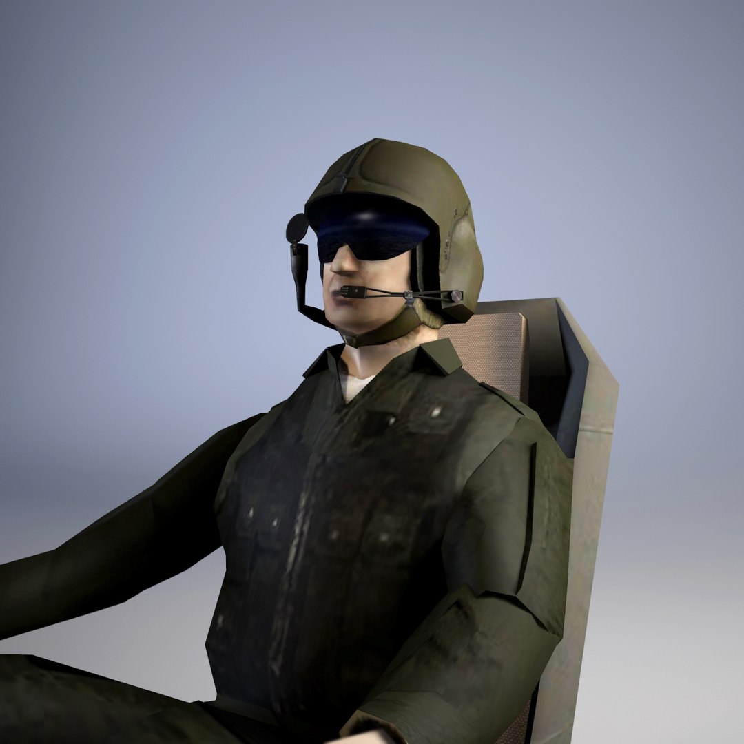 3D Pilot Usaf - TurboSquid 1176405