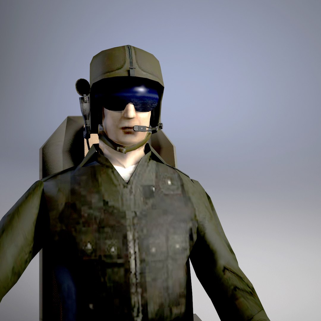 3D Pilot Usaf - TurboSquid 1176405