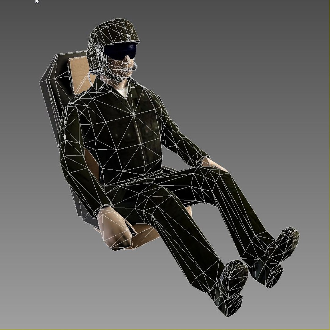 3D Pilot Usaf - TurboSquid 1176405